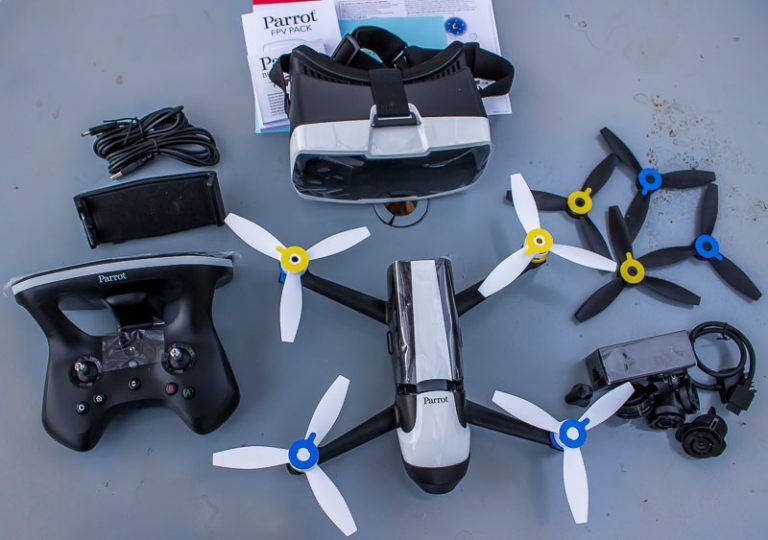 Parrot Bebop 2 Drone FPV Pack Review with Skycontroller 2 and ...
